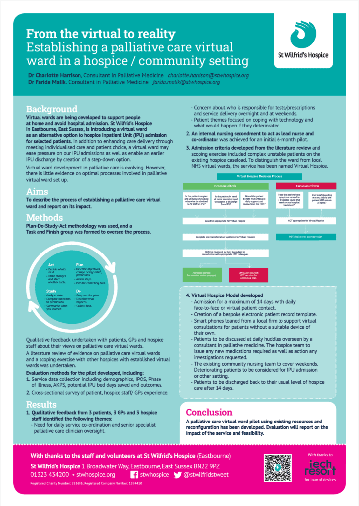 Conference posters - St Wilfrid's Hospice (Eastbourne)