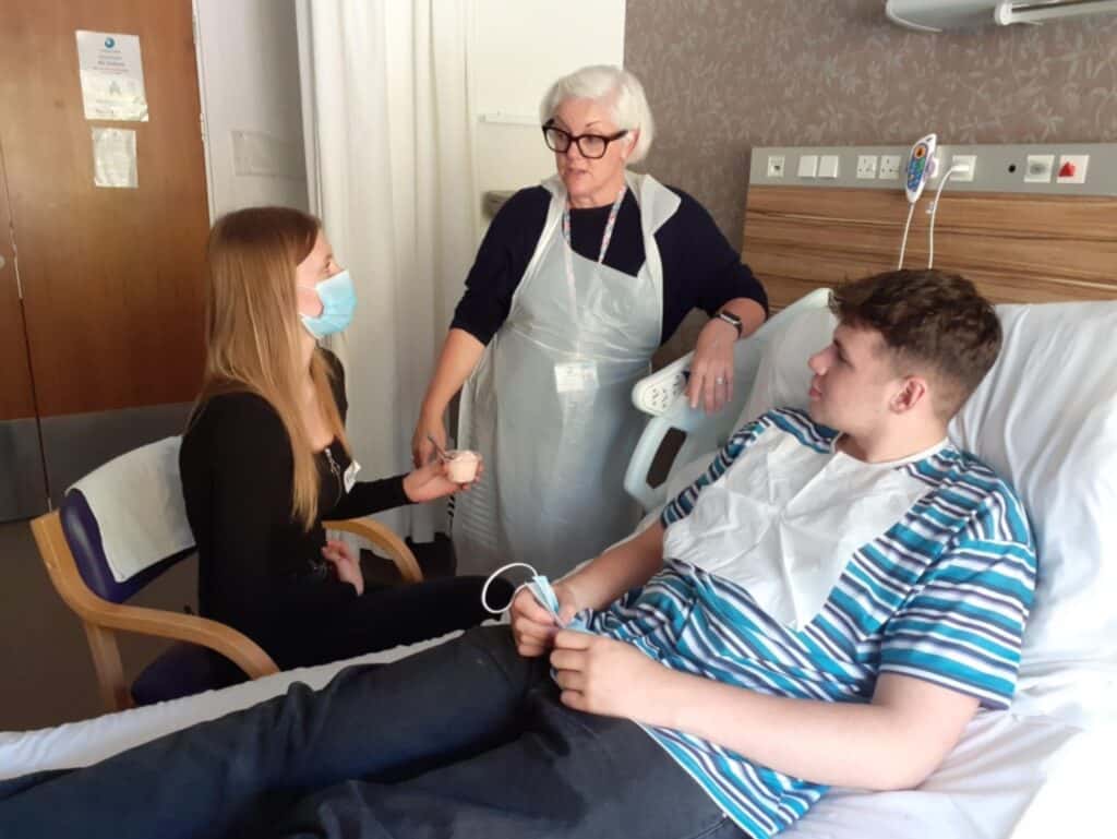 The comfort of a cuddle bed - St Wilfrid's Hospice (Eastbourne)