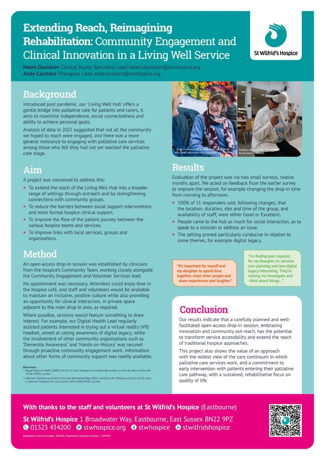 Conference posters - St Wilfrid's Hospice (Eastbourne)